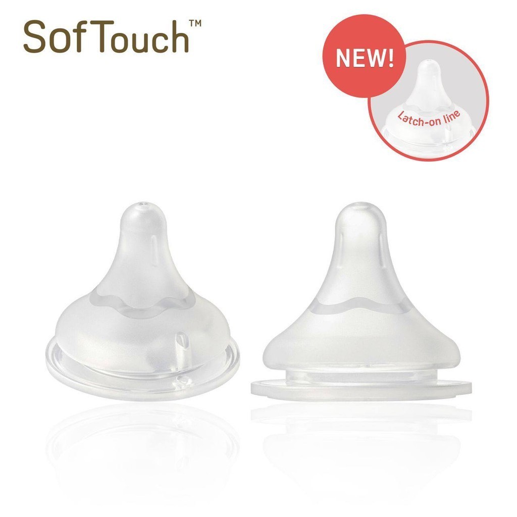 Puting Pigeon New Generation Peristaltic Plus Nipple for Wide Neck and New SofTouch Bottle Teat ...