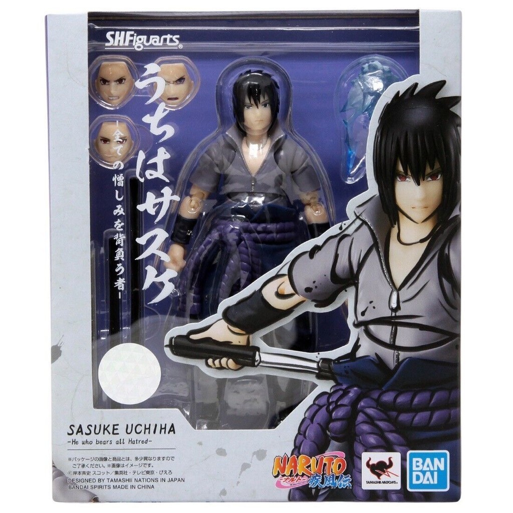 SHF Sasuke Uchiha He Who Bears All Hatred *Box Not Mint* | Shopee Malaysia