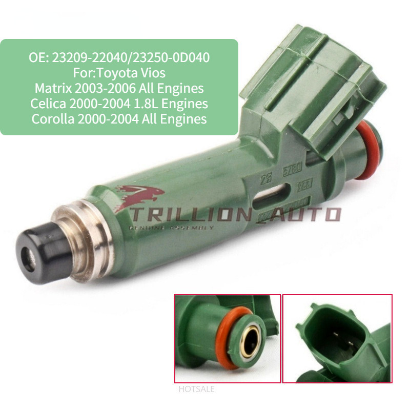 【GenuineAUTO】Fuel Injector for Toyota Vios Matrix Celica Corolla 23250 ...