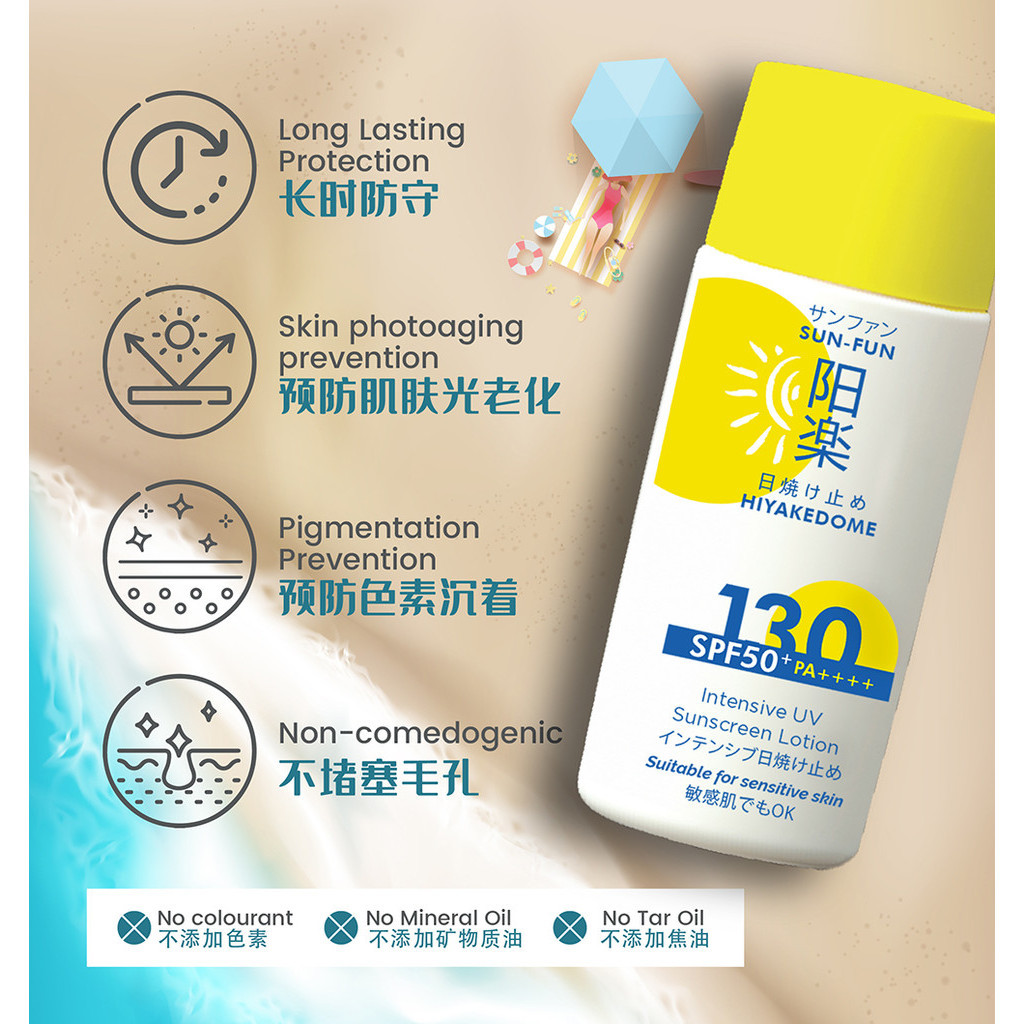 Sun Fun Intensive UV Sunscreen Lotion 130 SPF 50+ (35ml) | Sun ...