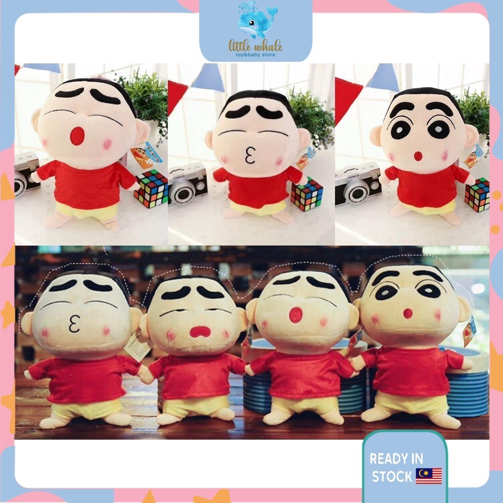 🐳Hot Sale🐳Crayon Shin-Chan Plush Toy Plushie Doll Birthday gift Holiday ...