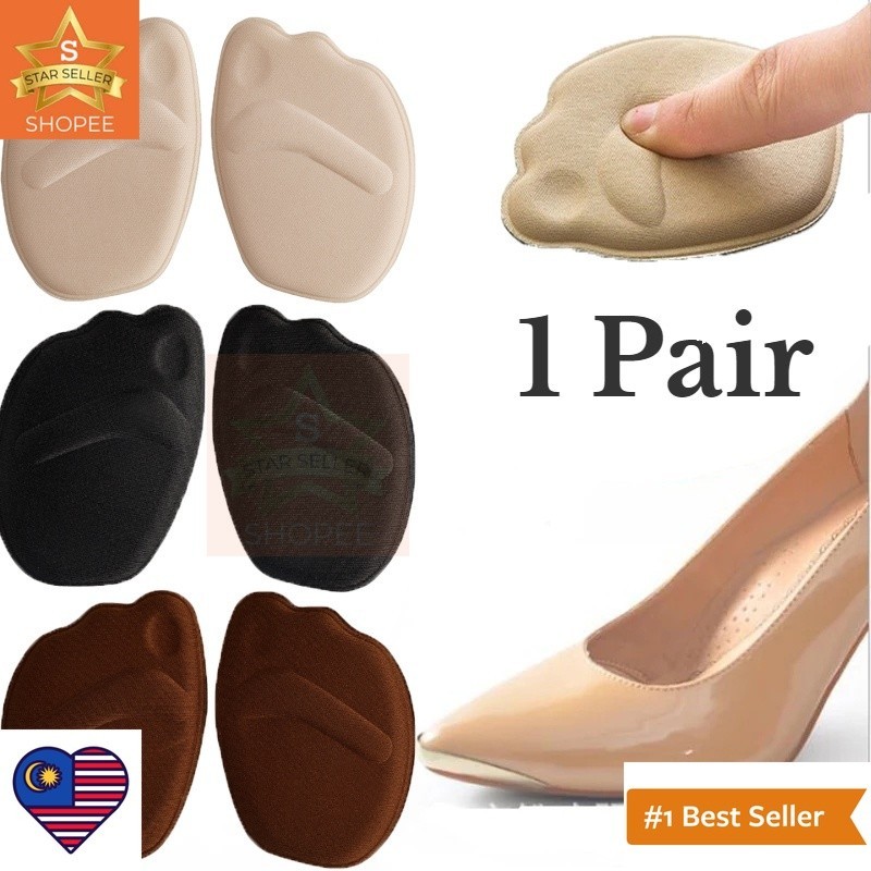 (MW)1 Pair Women Forefoot Shoes Insoles /Comfortable 2D Soft Sponge ...
