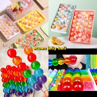 Acuan Jelly Ball Tray 3D 33 Grids Plastik Jelly Ball Rainbow Jelly Ball ...