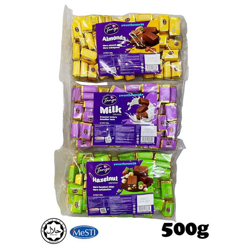 Tango Chocolate Assorted 500g (±67pcs）Halal | Shopee Malaysia