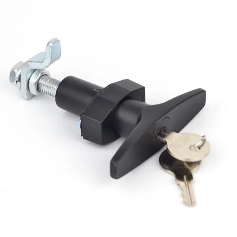 Black MS309 T shape Handle lock,equipment Telescopic door locks ...