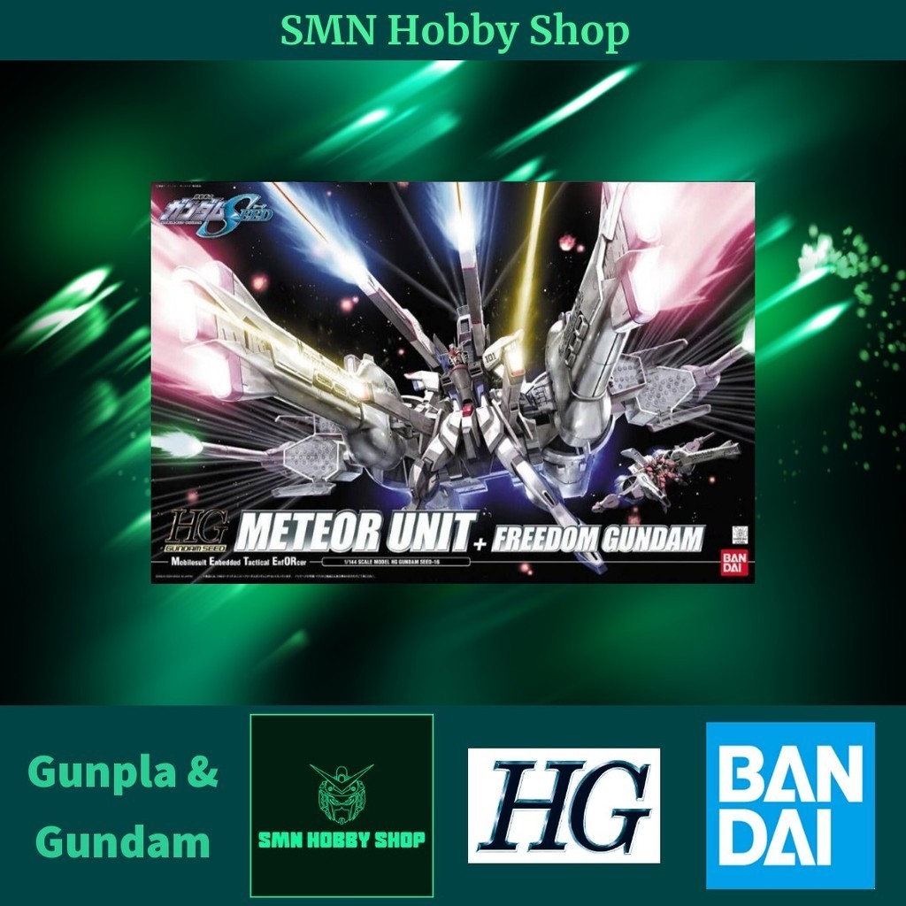 HG 1/144 Meteor Unit + Freedom Gundam Gunpla Gundam Toys Plastic Model ...