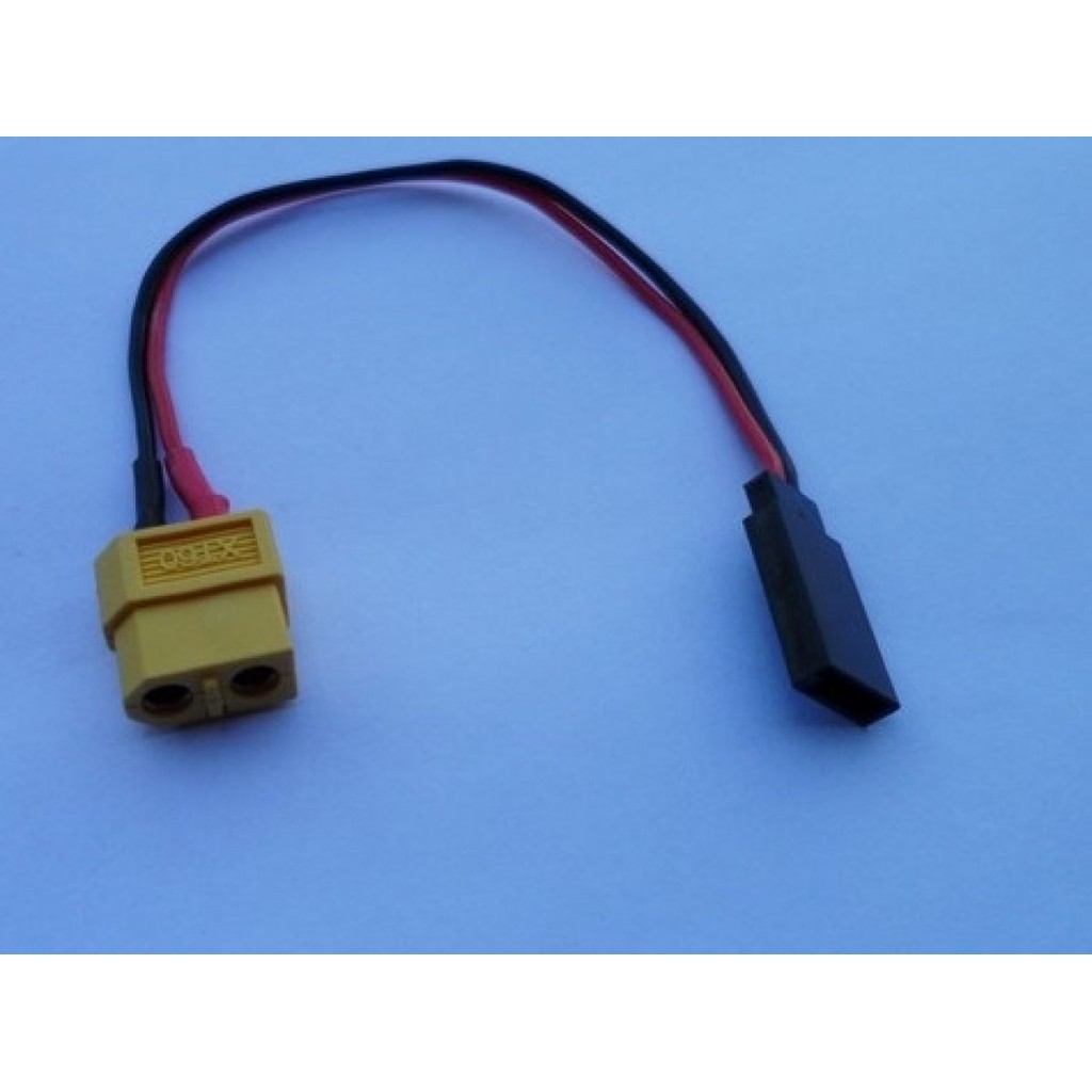 Battery Connector Wires RC Converter Cable Plug XT60(F) to Futaba(M ...