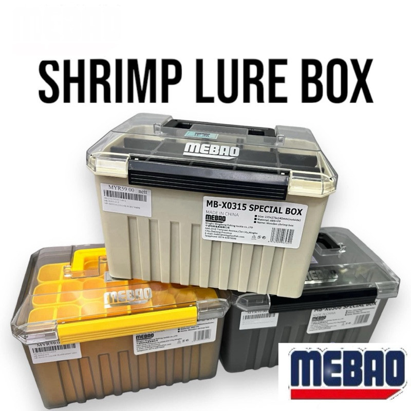 MEBAO WOODEN SHRIMP BOX SPECIAL BOX LURE BOX FISHING BOX | Shopee Malaysia