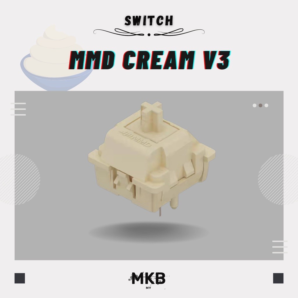 [READY STOCK] MMD Cream v3 (New) POM 45g Linear Switches Switch for ...