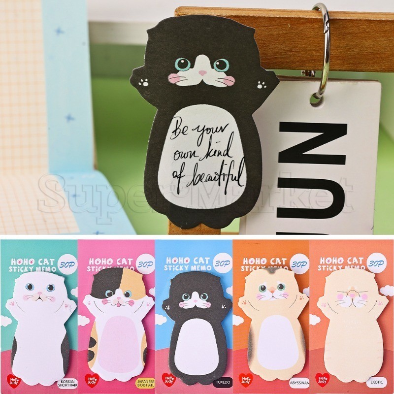 [ Featured ] Cat Sticky Notes - Sticky Paper - Memo Pads - Index ...