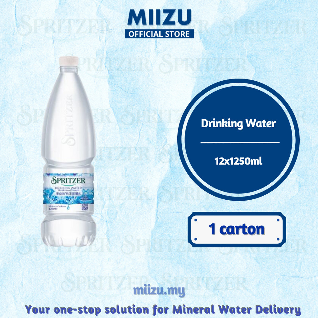 Spritzer Distilled Drinking Water 12x1.25L | Shopee Malaysia