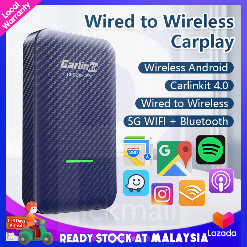 Carlinkit 4.0 Carplay Wireless Android Auto Carplay USB Wireless Carplay Dongle Carlink Android ...