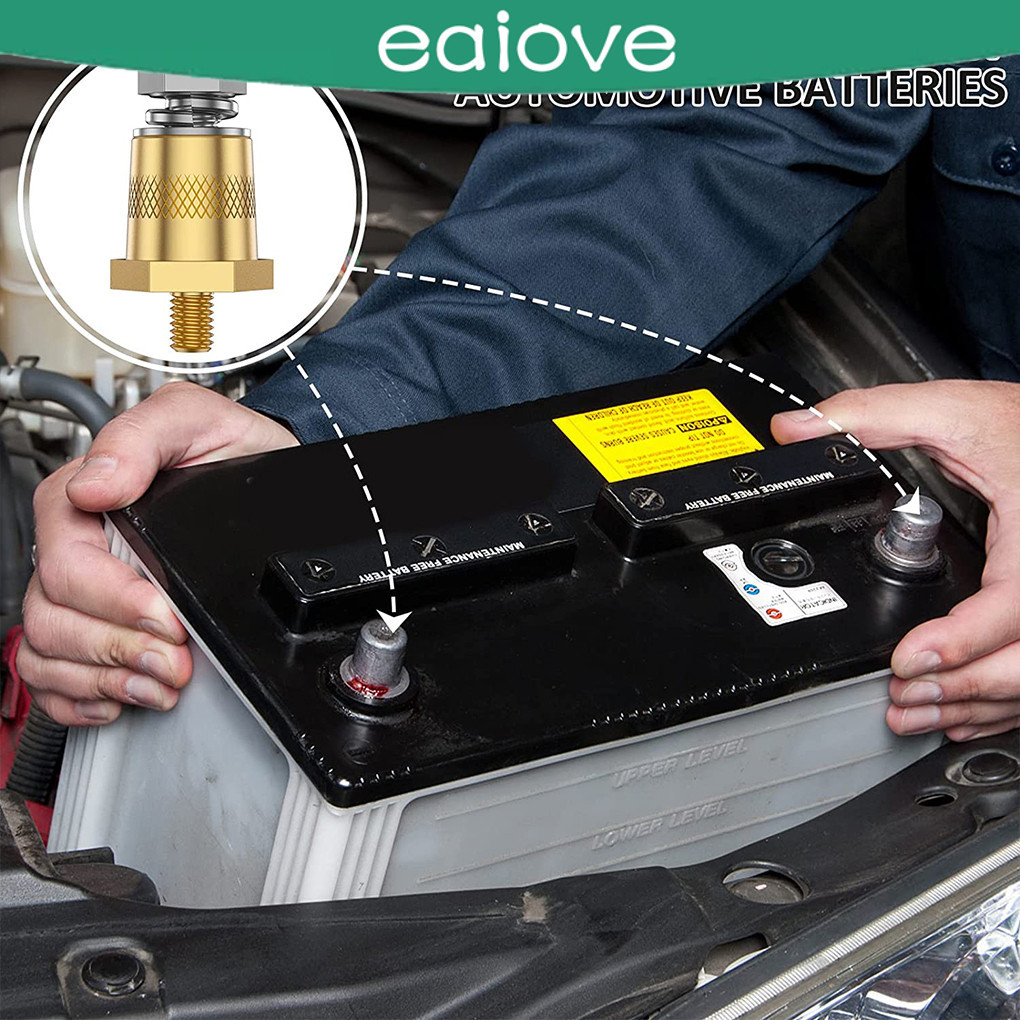 1/2/3 Universal Battery Pole Adapter Brass Terminal Connector Fittings ...