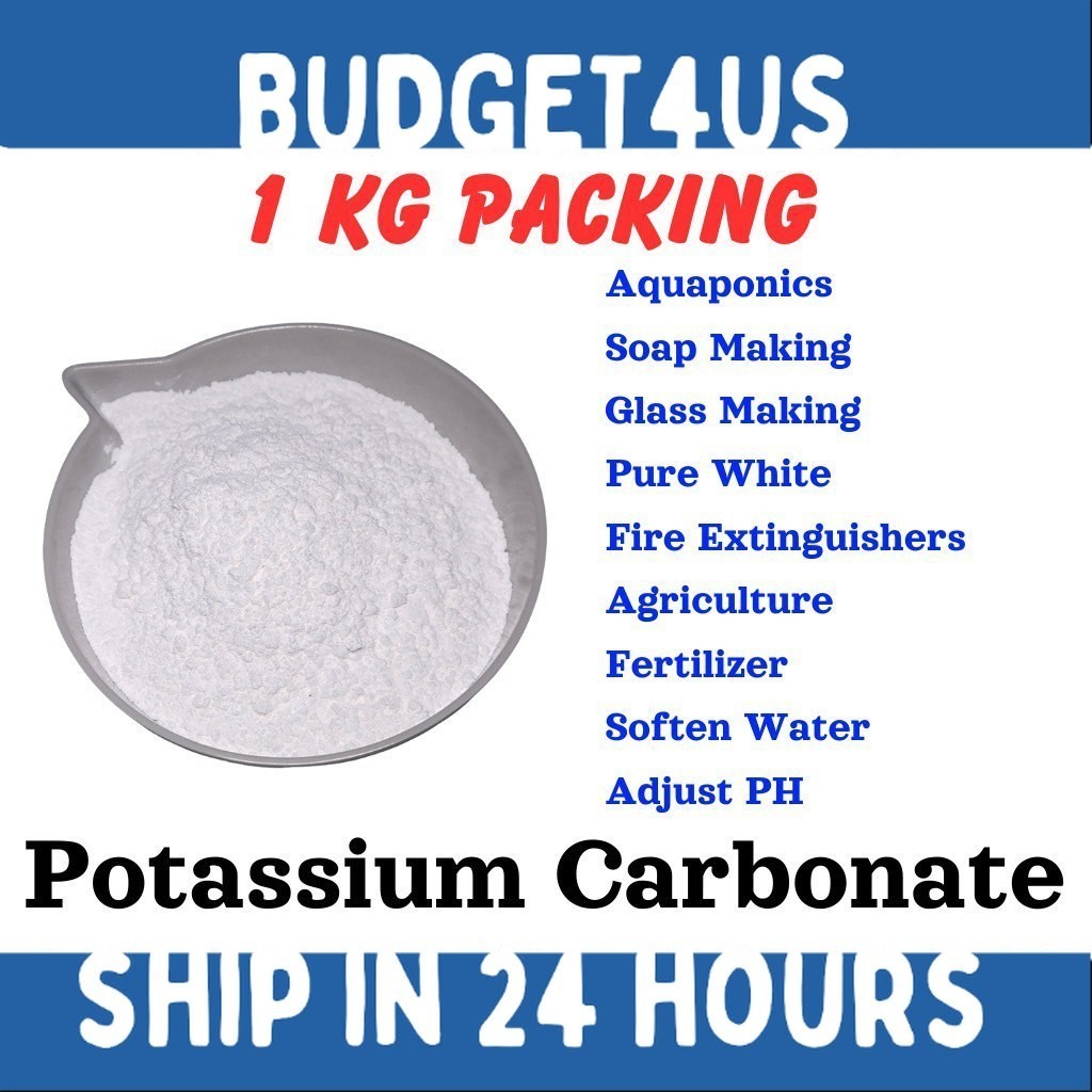 1KG Potassium Carbonate K2CO3 Soap Making Fertilizer Agriculture ph ...