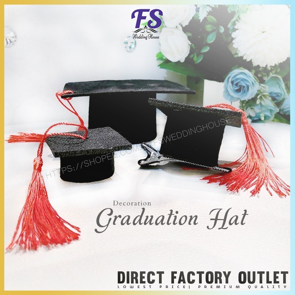 Mini Hair Clip Graduation Hat/ Hairpins / Tassel / Stereoscopic ...