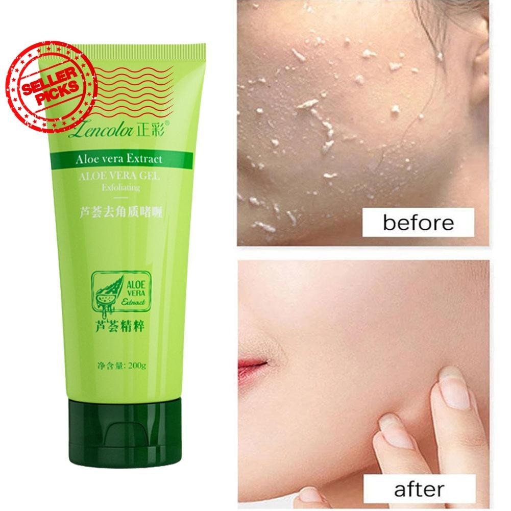 100g Aloe Vera Exfoliating Gel Deep Cleansing Pore And Scrub Dead Body Scrub Skin I2C0 | Shopee ...