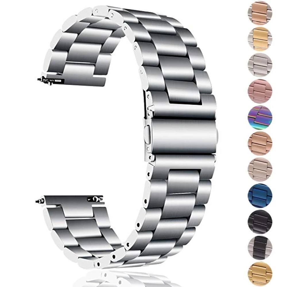 Smart Watch Chain 22mm Stainless Steel Strap Smart Watch | Shopee Malaysia