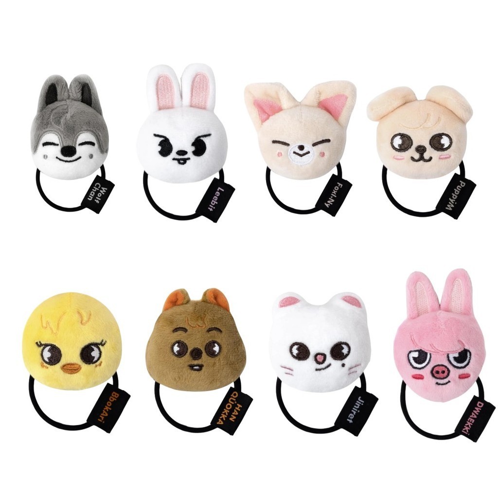 Kpop Idol Stray Kids Soft Toy Hair Tie - 『fan Connecting 2024 "skz Toy ...