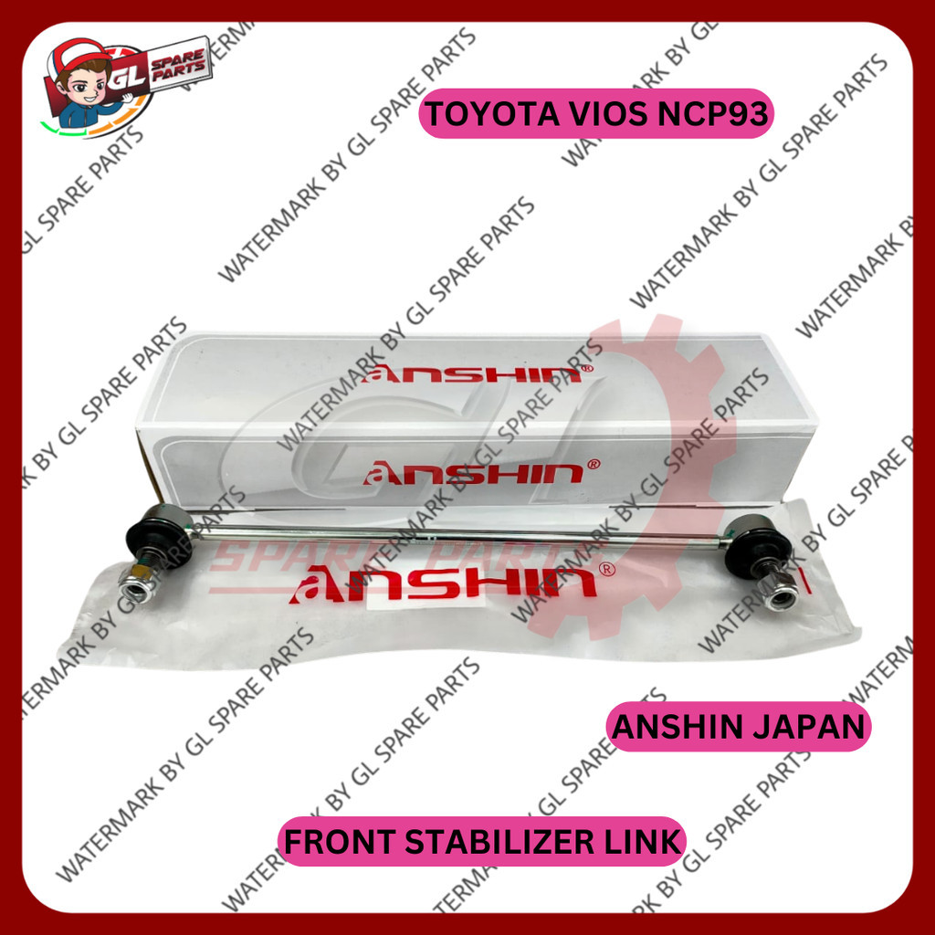 (ANSHIN JAPAN) STABILIZER LINK & ABSORBER LINK FRONT TOYOTA VIOS NCP93 (@1PC) | Shopee Malaysia