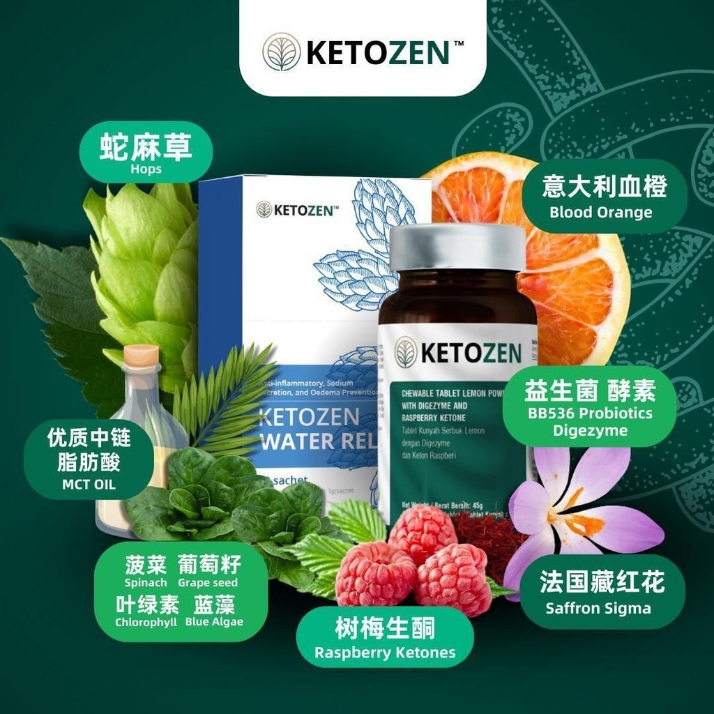 KETOZEN 3B Tablet + Water Relief | Shopee Malaysia