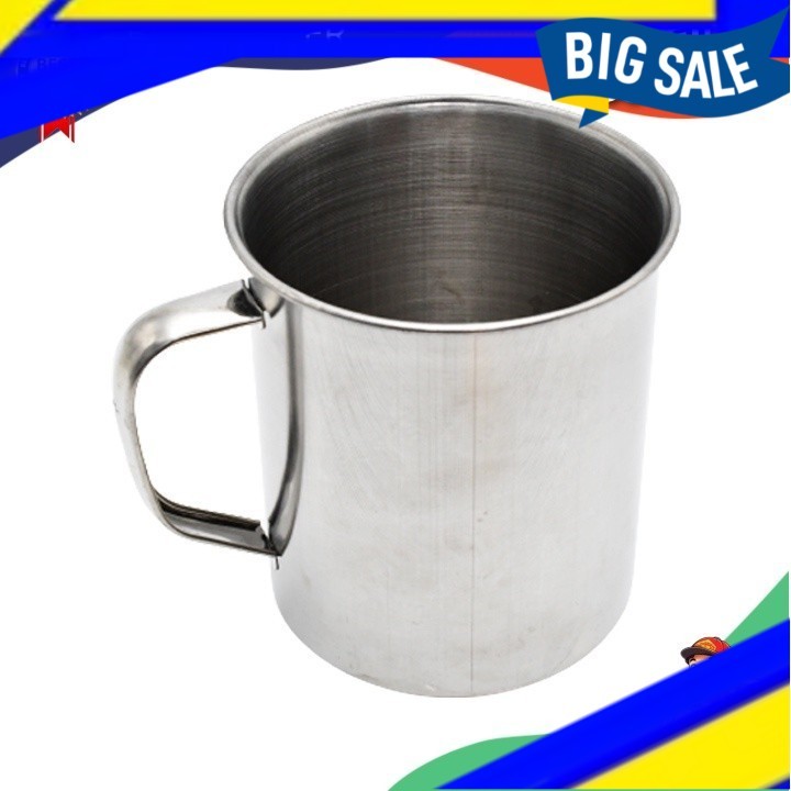 Kole Besi, Cawan Besi, Cawan Teh Tarik, Stainless Steel Cup (9.5CM X ...