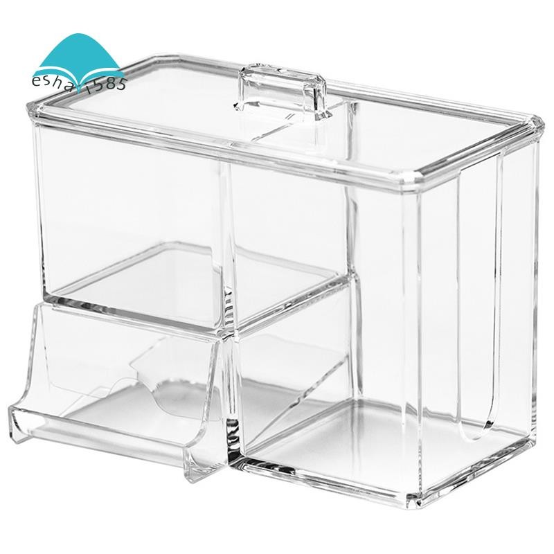 Cotton Pad Holder Lid Container Cotton Pad Ball Storage Box Cotton ...