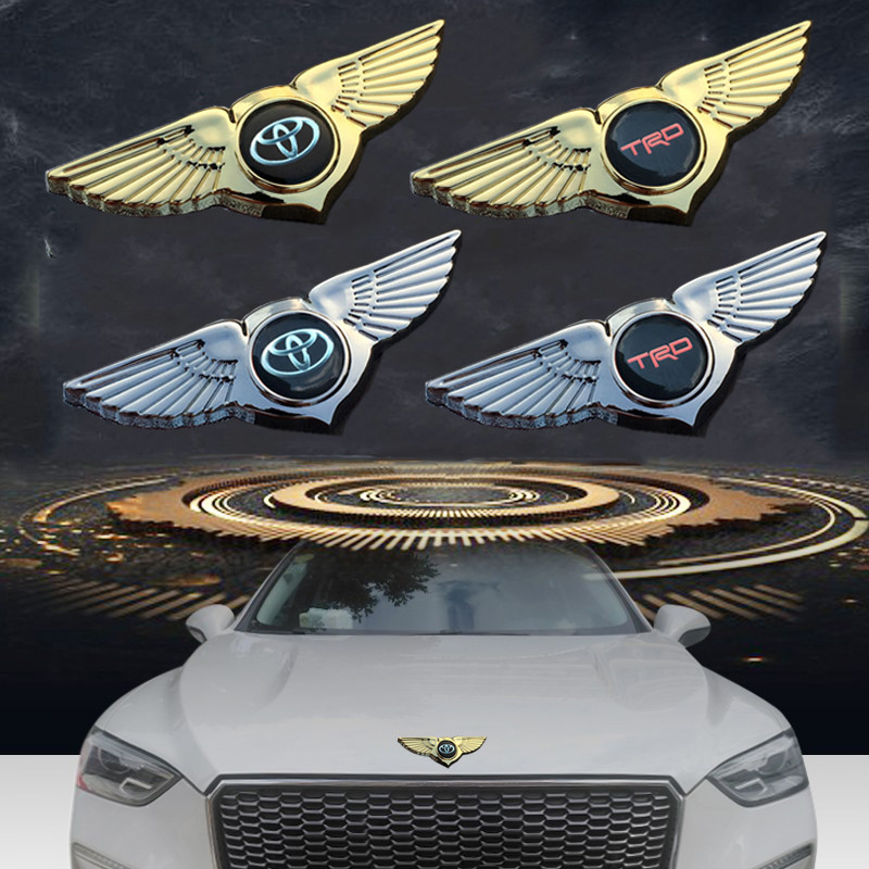 Car Whole Body Side Front Grille Emblem Sticker for Toyota TRD Camry ...