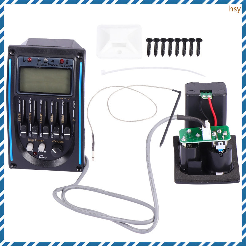 1PC Professional Sound Pickup Guitar LC-5 Pick-up Preamp Piezo Pickup ...