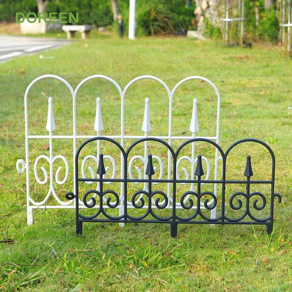 DOREEN Garden Border Fence, Bendable Plastic Gardening Fences, DIY ...