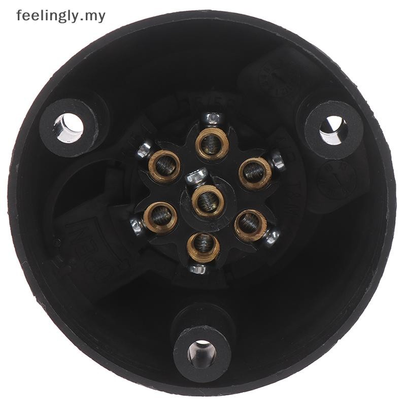 [TOP] 7 Pin European Trailer Socket 12V Towbar Towing Socket Car Plug ...