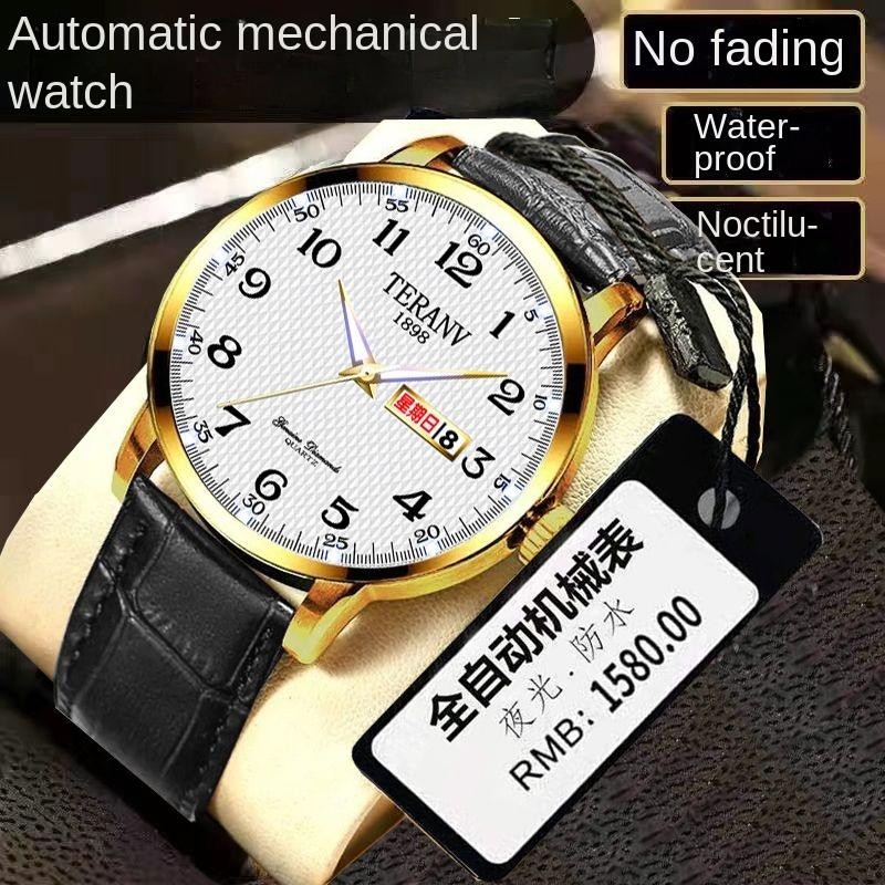 Original genuine Swiss automatic mechanical watch men's business ...
