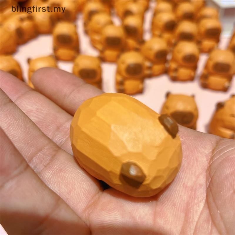 [blingfirst] Capibala Cute Animal Small Model Statue Solid Capybara ...