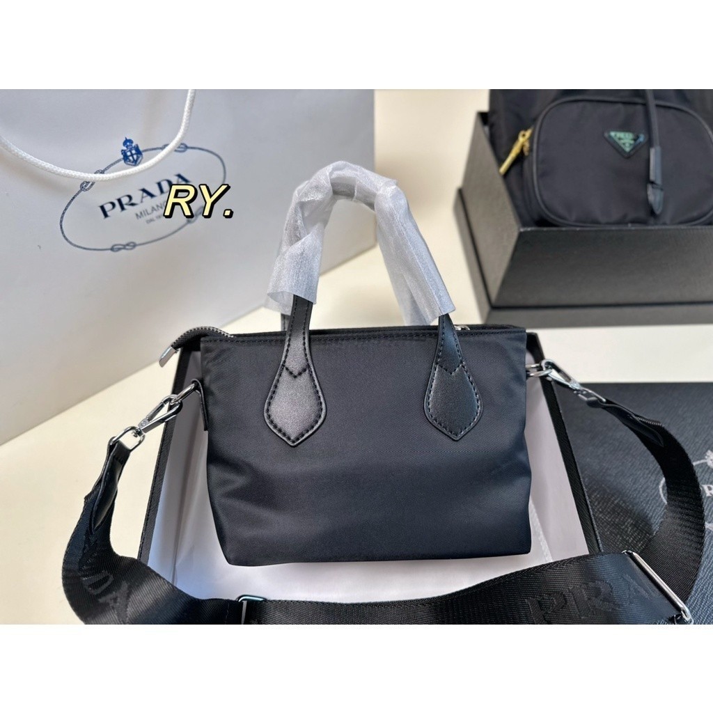【High Quality】 P-mini Shopping Bag Nylon Tote Women's Crossbody Bag ...