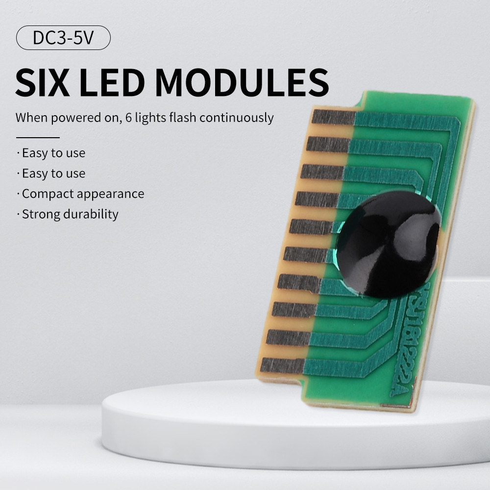 DC3-5V 6-channel LED flashing 6-channel running light scrolling light ...