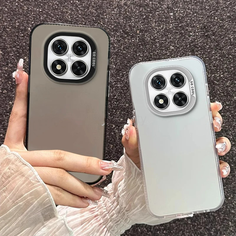 Redmi Note14Pro + 5G Metal Aurora Skin Matte Cover For Note14 Note14Pro + Plus A3 12C 13C 14C ...