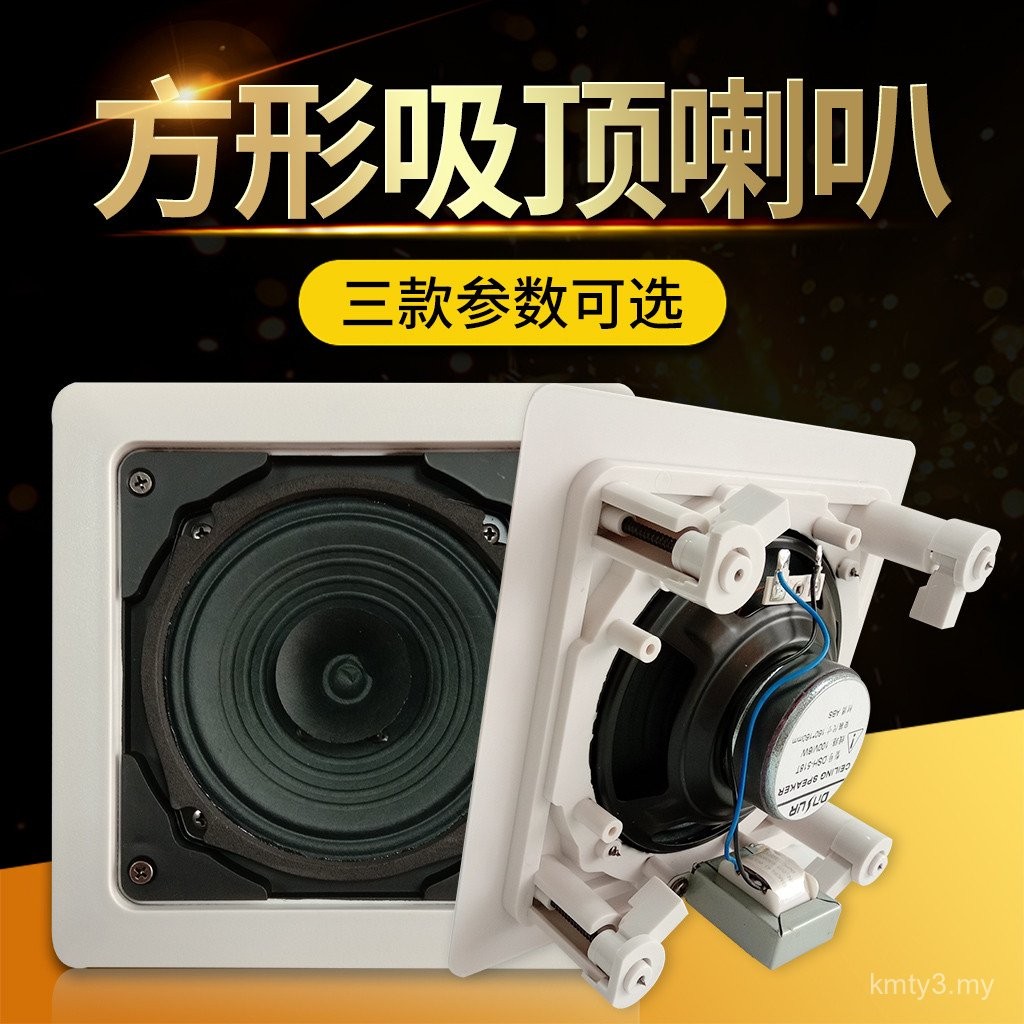 Dnsur Square Ceiling Speaker Grille Ceiling Speaker Indoor Background ...