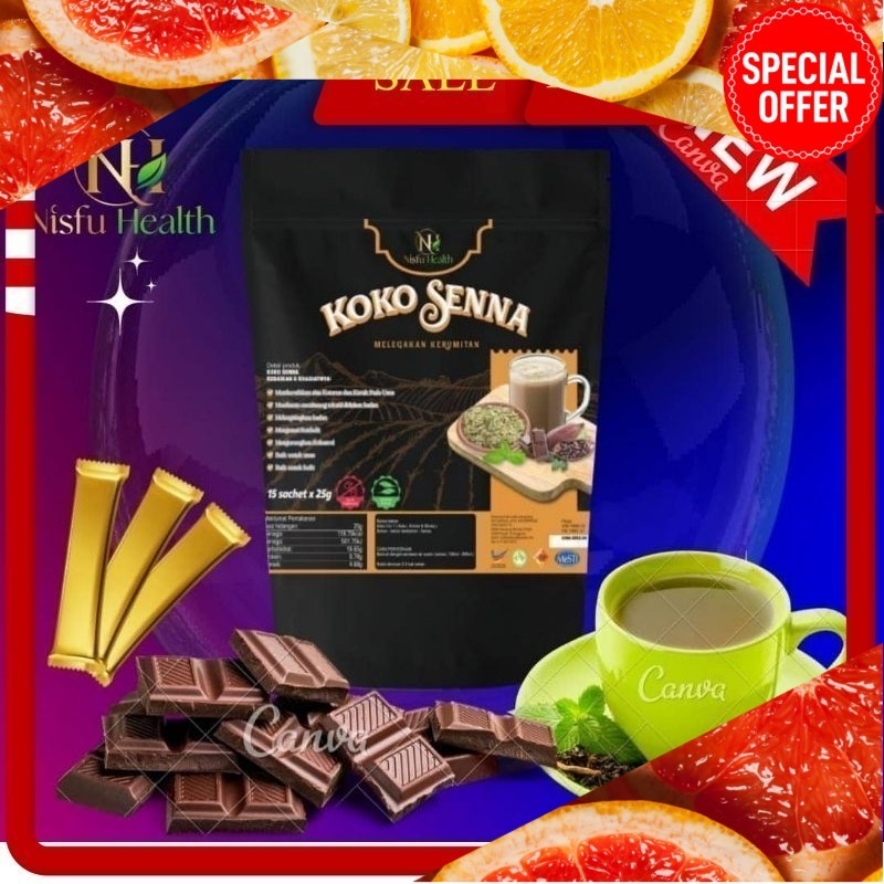 (Koko Senna / Stevia, Minuman coklat) kopi senna, kopi sanna, teh senna ...