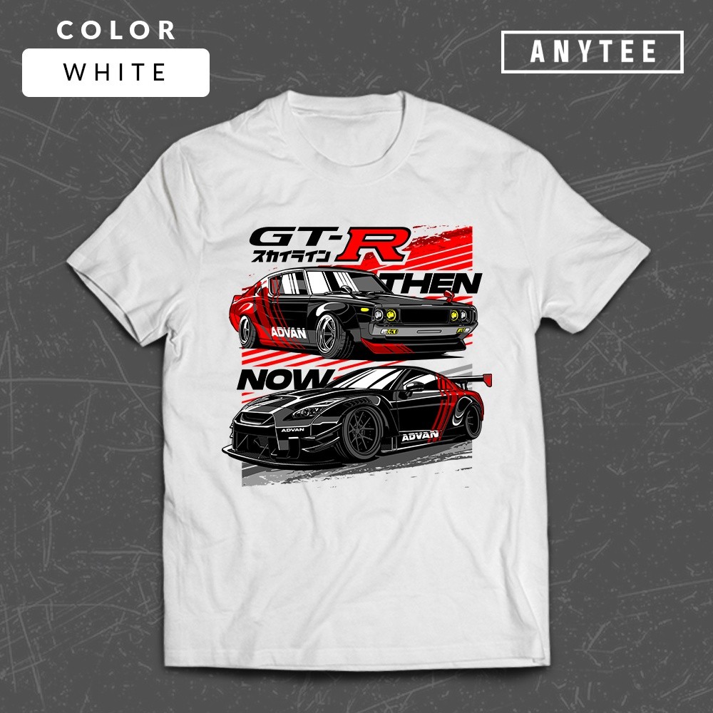 Nissan Gtr R35 Skyline Jdm Automotive Racing Shirts Anytee Prints 6 | Shopee Malaysia