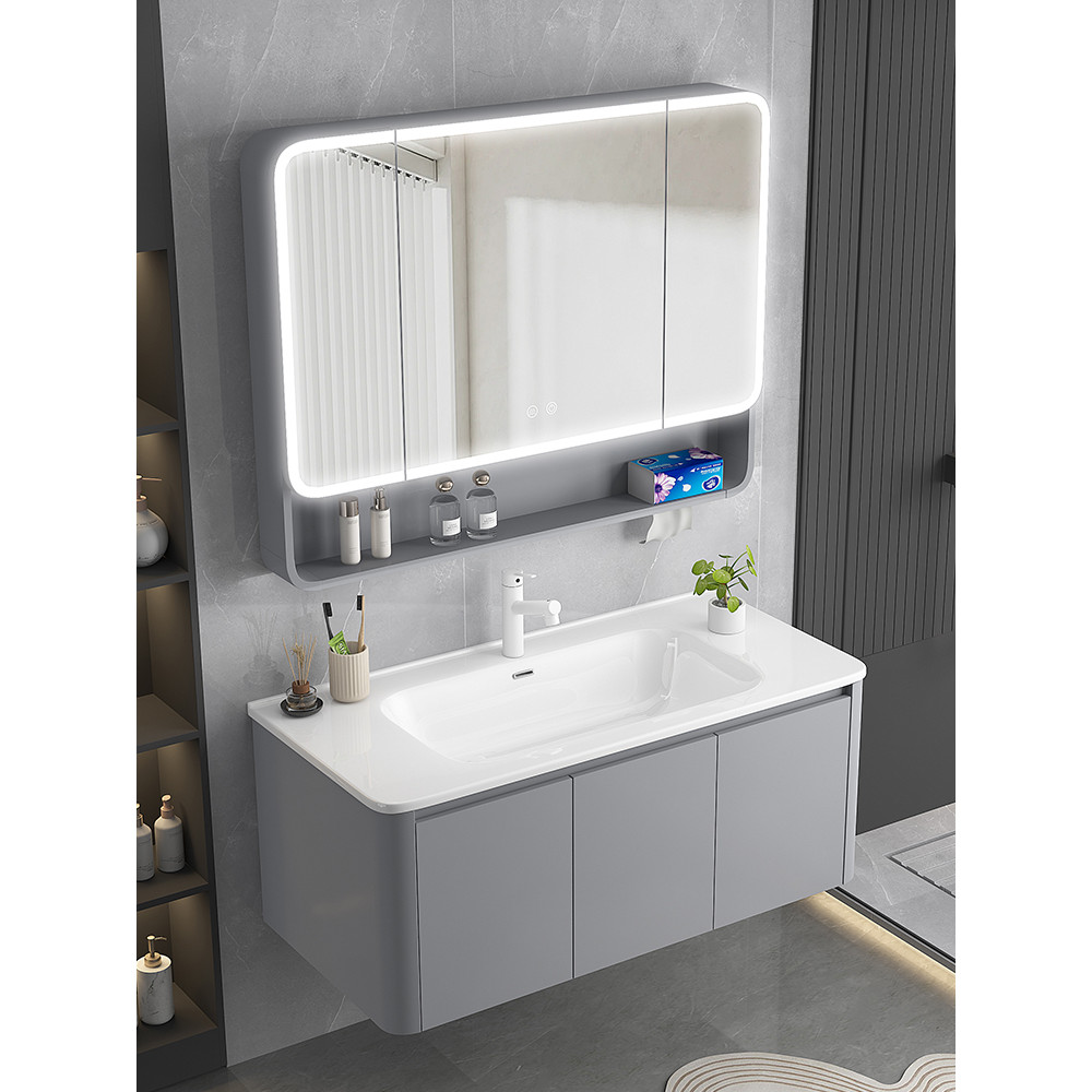 Sarang Lebah Tebal Aluminium Sudut Bulat Kabinet Bilik Mandi Kabinet ...