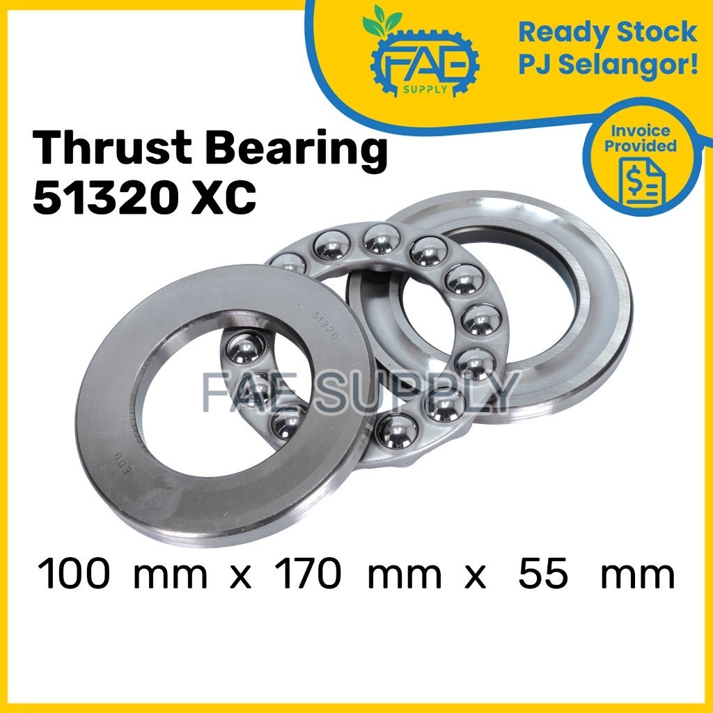 51320 XC Thrust Bearing - 100*170*55 mm | Shopee Malaysia