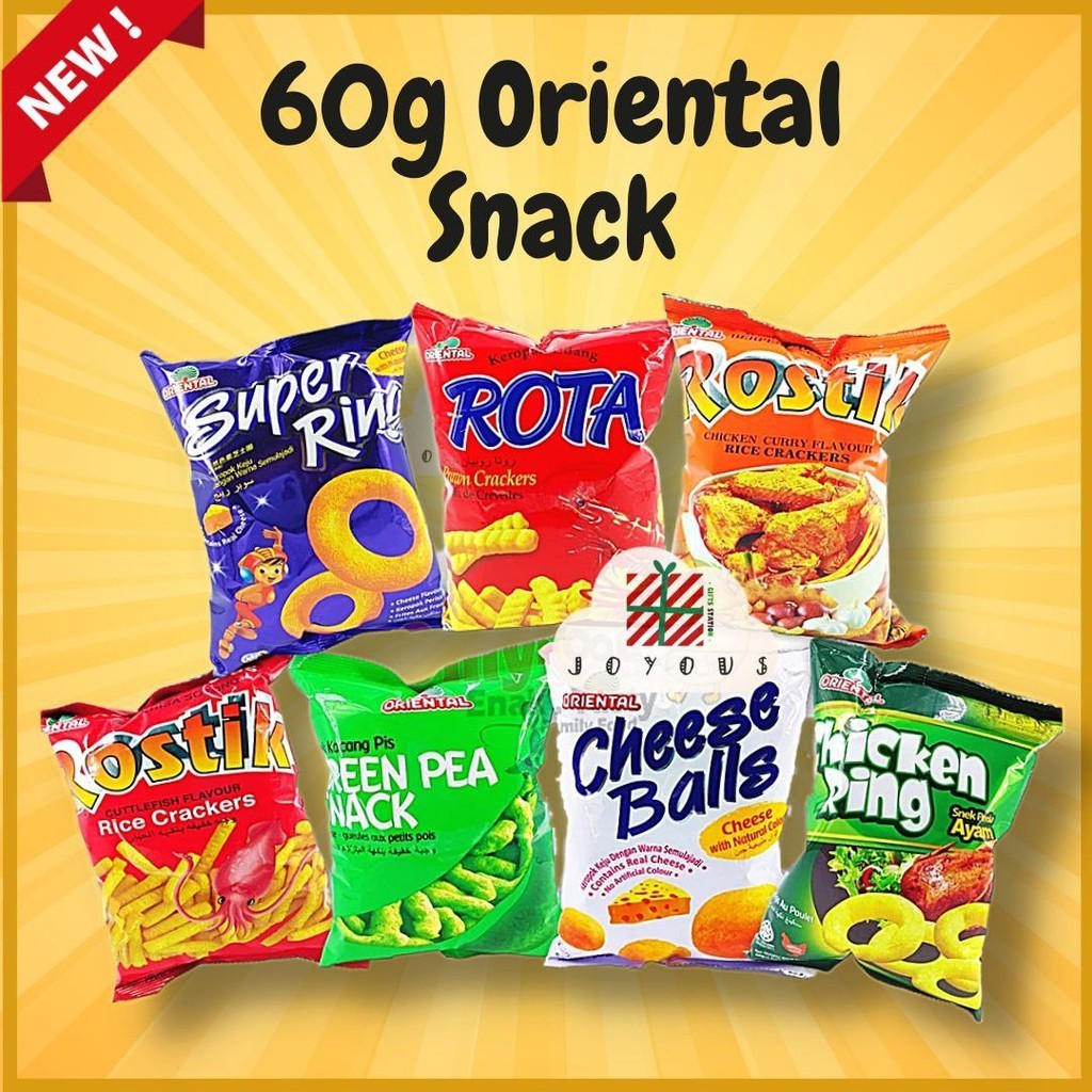 60g BigPack Oriental Super Ring/Green Pea/Rota/Rostik Cuttlefish/Rostik ...