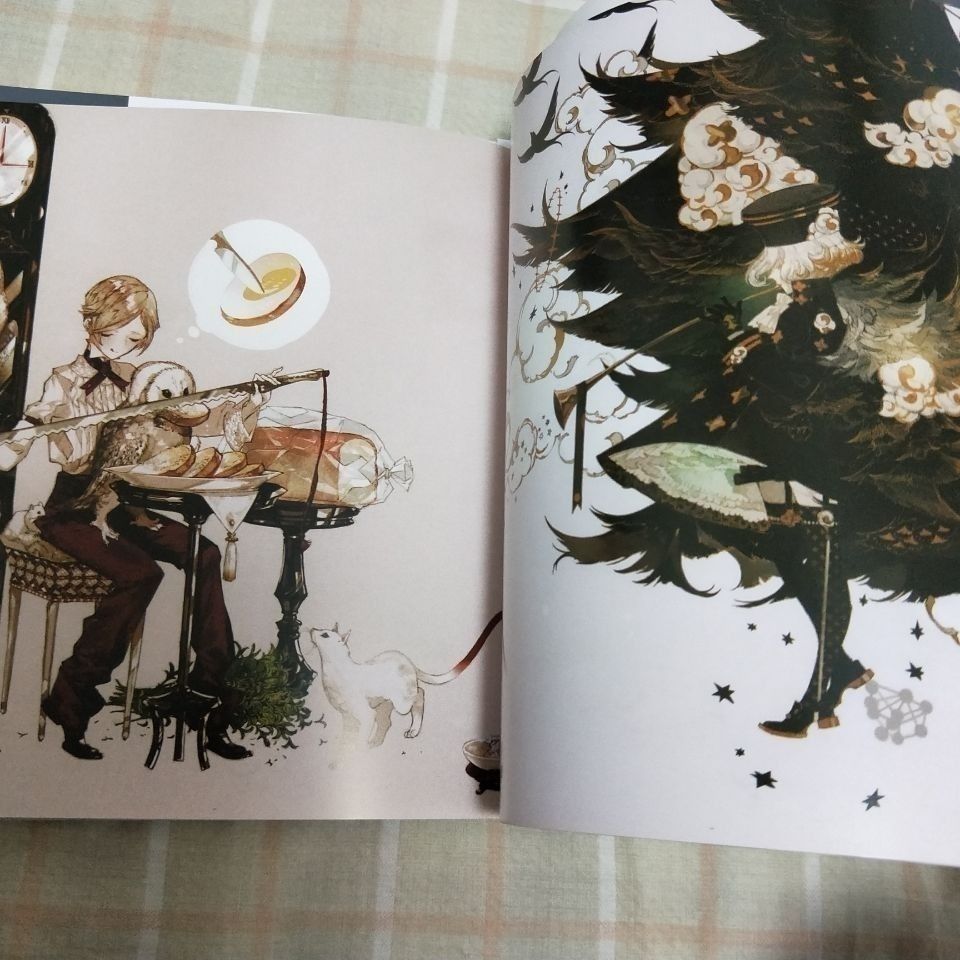 日本画师思春期Anmi作品集 CRYSTAL CLEAR 日文原版画集画册插画Collection of Anmi's works by ...