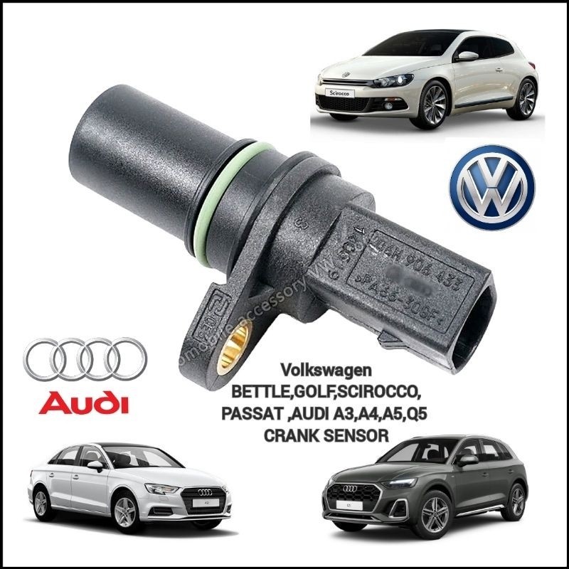 VOLKSWAGEN BETTLE,GOLF,SCIROCCO,PASSAT ,AUDI A3,A4,A5,Q5 CRANK SENSOR ...