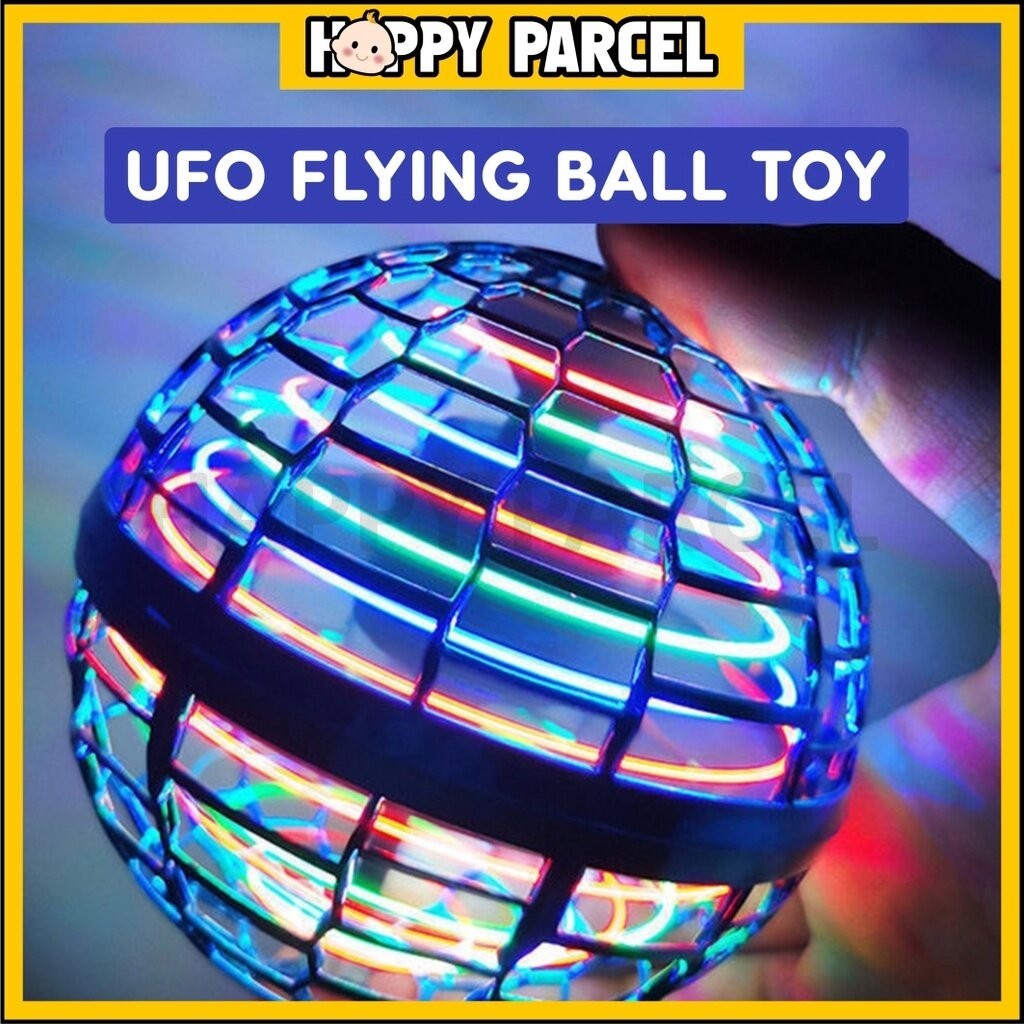Flying Orb Toys with 360° Rotating Flynova Pro UFO Flying Toy Built-in ...