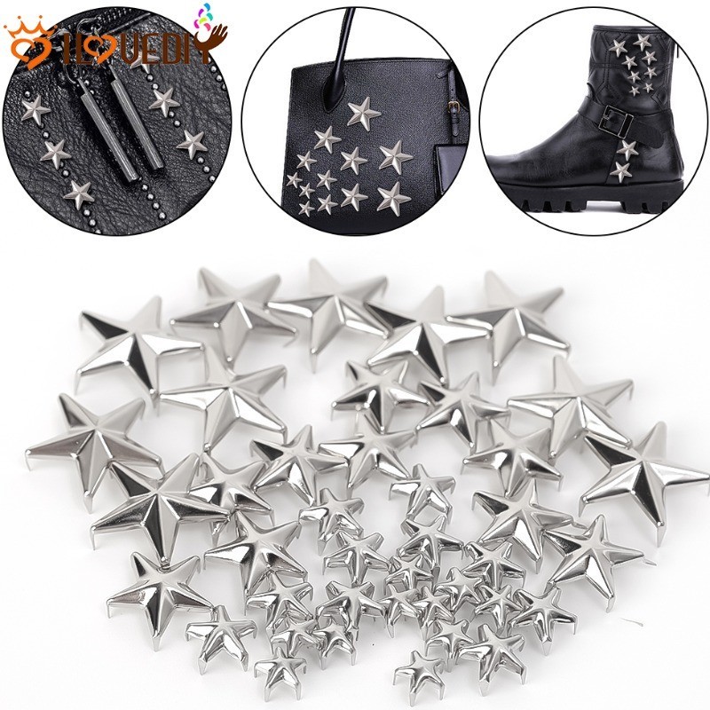 [ Featured ] DIY , Silver , Punk - Metal Studs - Clinch Bolt - Five ...