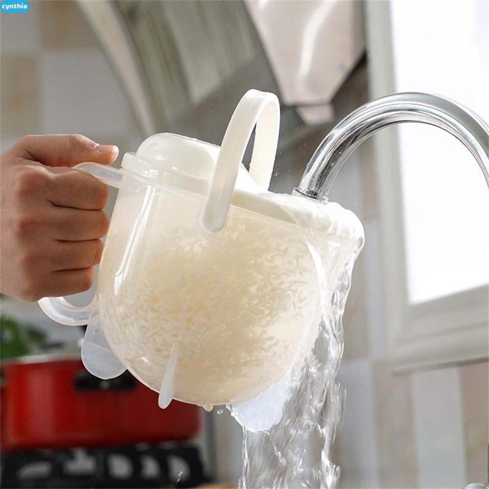 Creative Automatic Rice Washer Beans Cleaning Strainer Cereals Washing ...
