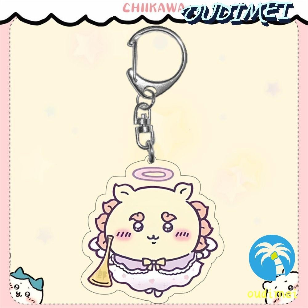 OUDIMEI Anime Chiikawa Keychain, Momonga Cartoon Chiikawa Pendant ...