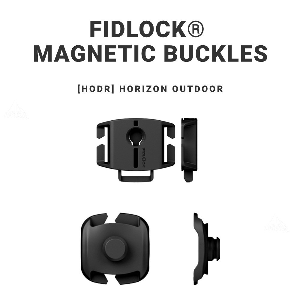 【HODR】 Original FIDLOCK SNAP PULL Magenetic Buckle Quick Release 15kg ...
