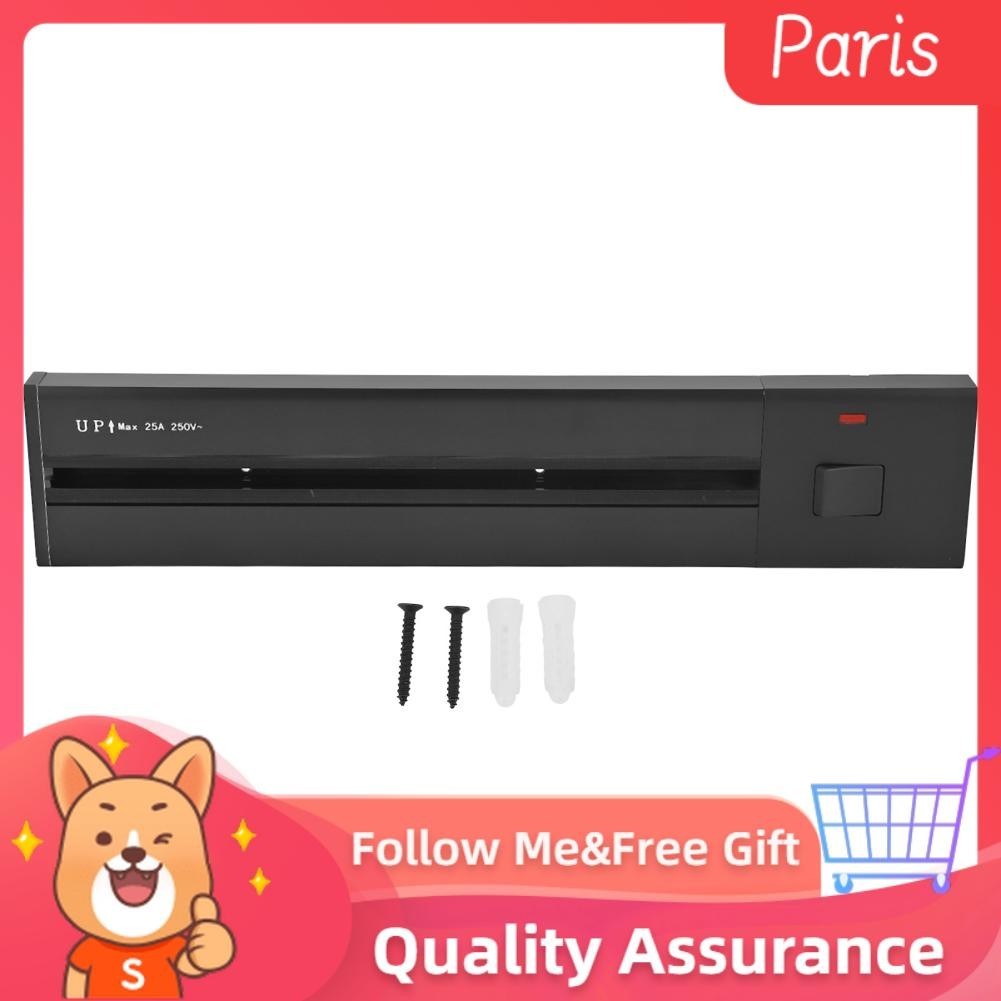 Superparis Power Socket Track 40cm Mount Cordless Extension Sliding ...