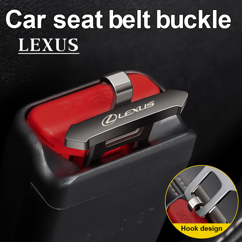 1/2 Pcs For Lexus Hook design Zinc Alloy Material Car Seat Belt Buckle ...